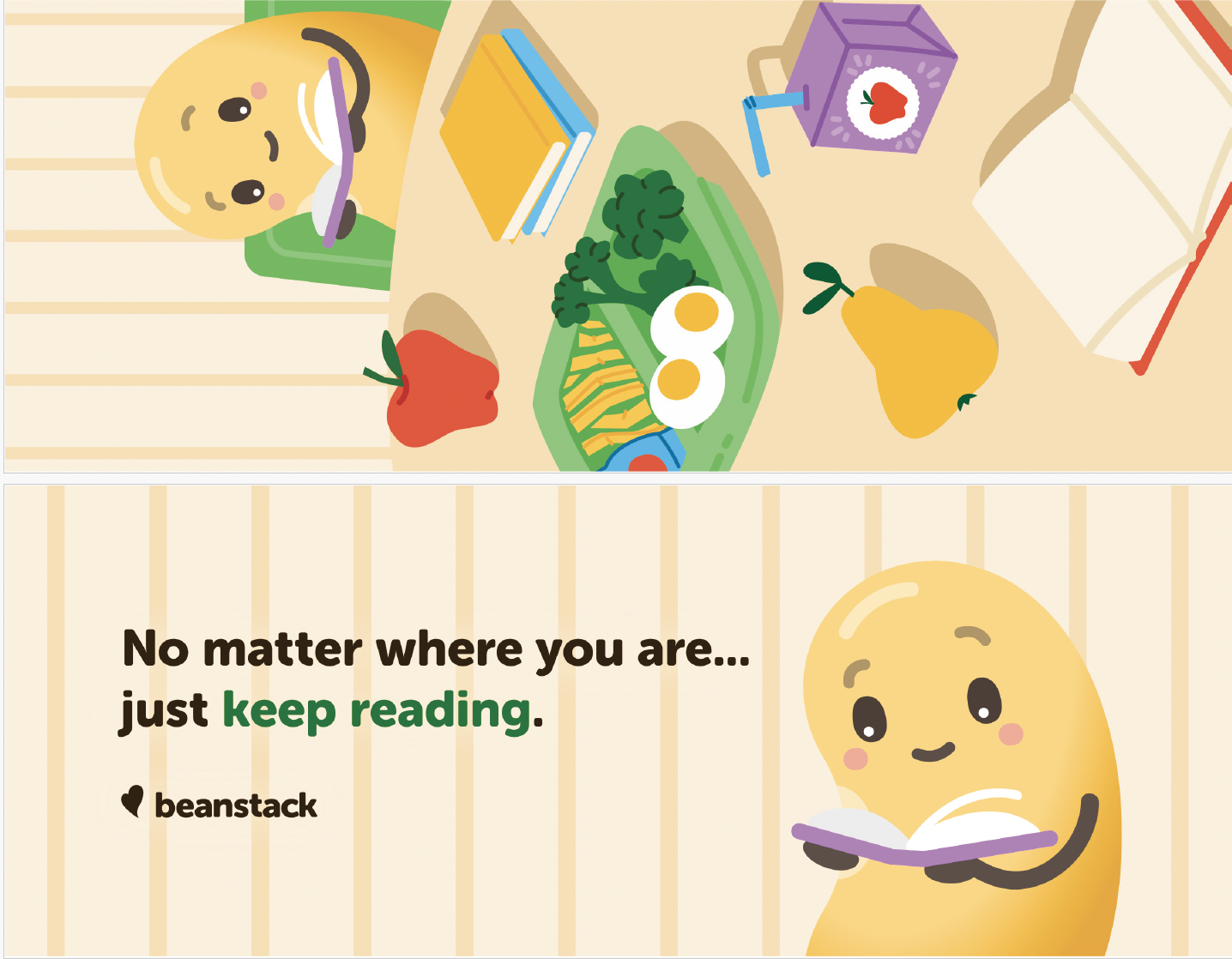 Printable Bookmarks: Benny Reading at Lunch