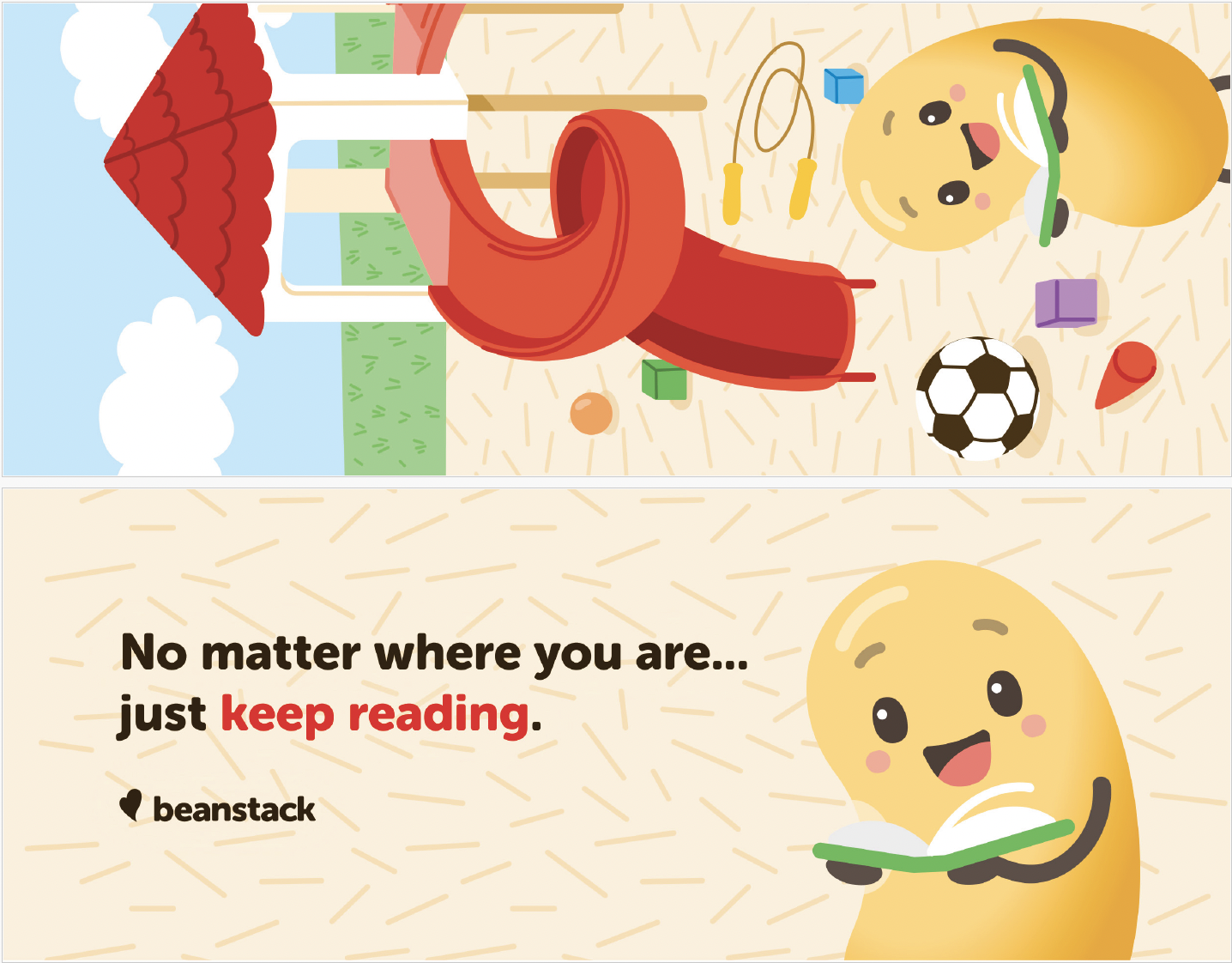 Printable Bookmarks: Benny Reading at the Playground