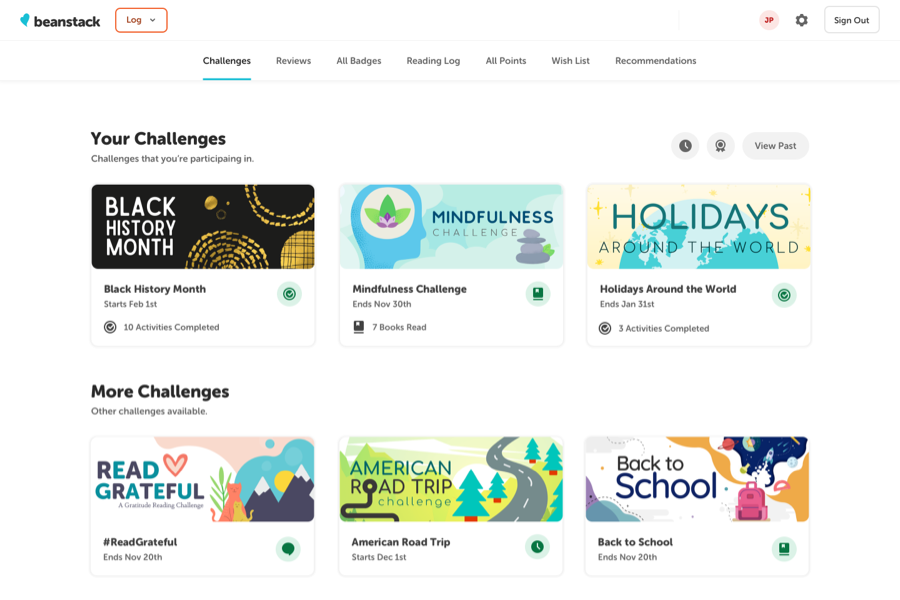 Beanstack | Reading Challenge for Kids | Keep Reading